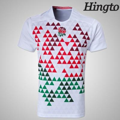 China Fashion 5xl England Cotton Rugby Shirt Boys Sports Wear with O Neck for sale