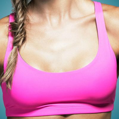 China Custom Rose Womens Yoga Wear Bra Tops Antibacterial Moisture wicking Gym Wear for sale