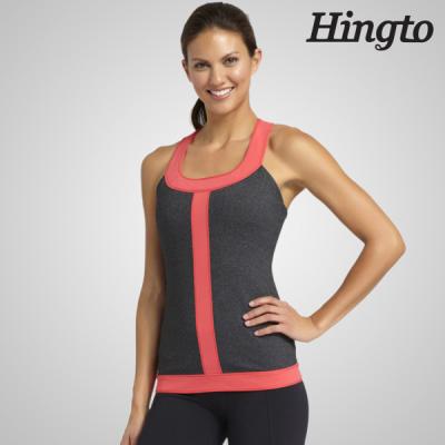 China Workout Vest Running Wear Womens Sport Tank Tops in Grey , Blue , Red , Rose for sale