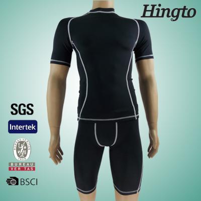 China Custom Compression Clothing Short Sleeve Compression Shirts for Mens for sale