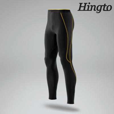 China Black Sports Tight Long Pants Compression Wear skins compression apparel for sale