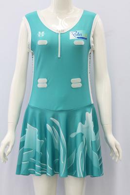 China Light Green Womens Tennis Apparel Tennis Jumpsuit Hypoallergenic for sale