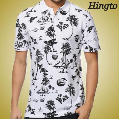 China Collar White Short Sleeve Polo Shirts for Mens / Custom Polo Shirts for sale