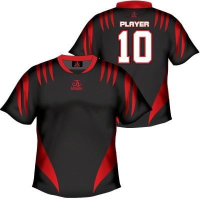 China Wicking Mesh Cool Soccer Team Wear / Polyester 150gsm Sports Uniforms for sale