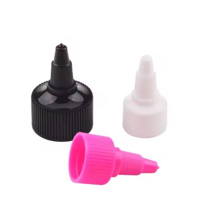 China Custom Colors 24 410 Screw Twist Top Caps Plastic Bottle Stopper (MC-L-157) for sale