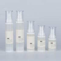 China PP Airless Pump Bottle 10ml-50ml Round Shape with 0.12ml Discharge Rate for Cosmetic Packaging (MC-232) for sale