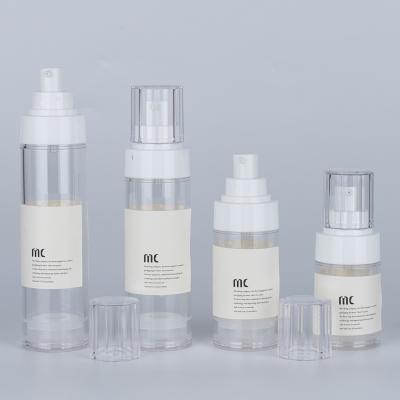China Frasco de loção com bomba airless vazio AS PP com tampa à prova de crianças 30ml 50ml 80ml 100ml (MC-241) à venda