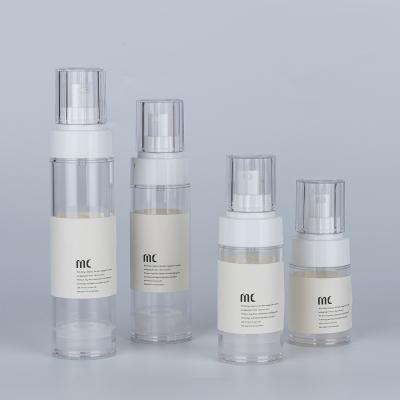 China Frasco de loção com bomba airless vazio AS PP com tampa à prova de crianças 30ml 50ml 80ml 100ml (MC-241) à venda