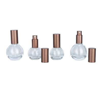 China 30ml 50ml Glass Cosmetic Pump Bottle Emulsion Bottle Screen Printing (MC-1105) for sale