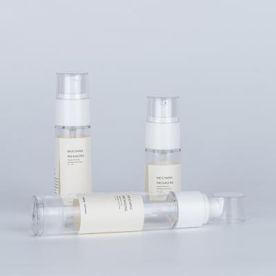 China 30ml 50ml Lotion Airless Pump Bottle With Child Resistant Reversible Cap (MC-242) for sale