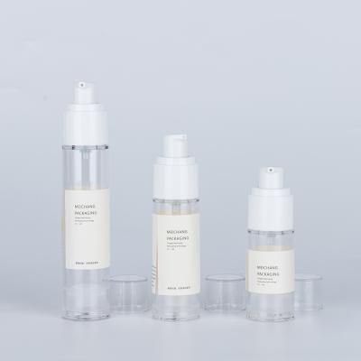 China 30ml 50ml Lotion Airless Pump Bottle With Child Resistant Reversible Cap (MC-242) for sale