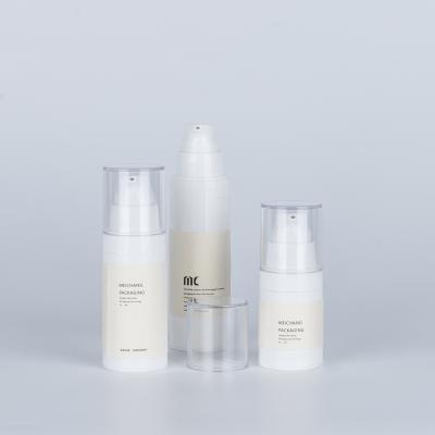 China 15ml-50ml PP Cosmetic Lotion Bottles Airless Empty Pump Bottles Multi Size (MC-243) for sale