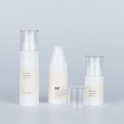 China 15ml-50ml PP Cosmetic Lotion Bottles Airless Empty Pump Bottles Multi Size (MC-243) for sale