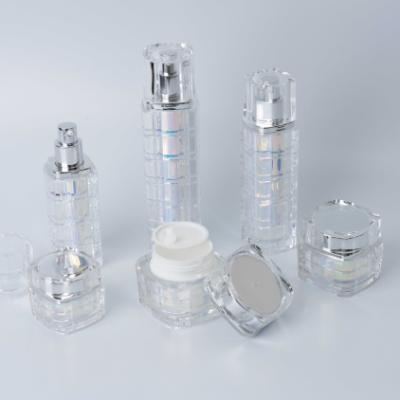 China Acrylic Cosmetic Packaging Set Bottles 10g 15g 30g 50g 30ml 50ml 100ml (MC-305) for sale