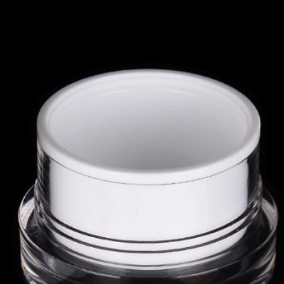 China Round Shape Acrylic Cosmetic Packaging Jar 15g 30g 50g Cosmetic Cream Jar (MC-Y-501) for sale