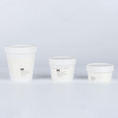 China PP Material Ice Cream Shaped Plastic Cosmetic Jars 50g 100g 200g OEM Logo (MC-P-526) for sale