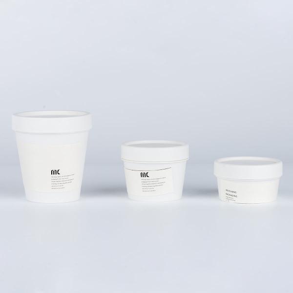 Quality PP Material Ice Cream Shaped Plastic Cosmetic Jars 50g 100g 200g OEM Logo (MC-P-526) for sale