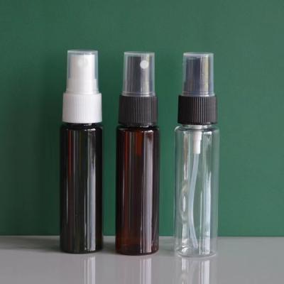 China 30ml PET Little Perfume Bottle Flat Shoulder Mini Spray Perfume Bottles (MC-1203) for sale