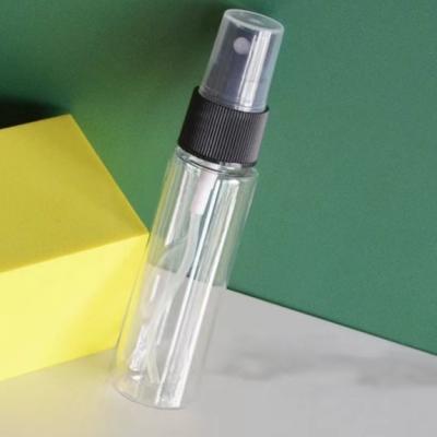 China 30ml PET Little Perfume Bottle Flat Shoulder Mini Spray Perfume Bottles (MC-1203) for sale