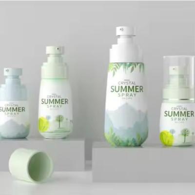 China 30ml 60ml 80ml 100ml PET PP Cosmetic Pump Bottle Custom Printed Wholesale (MC-415) for sale