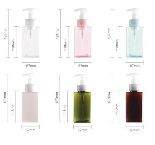 Quality 450ml 250ml Plastic Pump Bottle PET Foam Soap Pump Bottle Lightweight (MC-PM-401 for sale