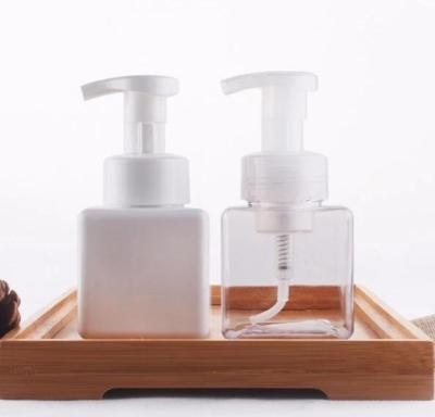 China 450ml 250ml Plastic Pump Bottle PET Foam Soap Pump Bottle Lightweight (MC-PM-401) for sale