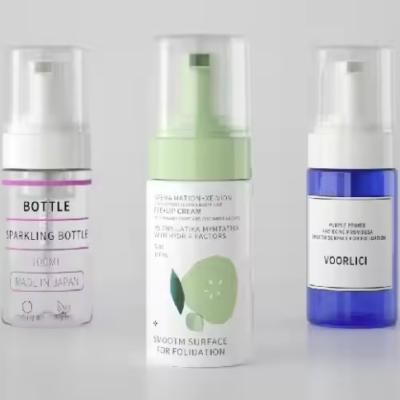 China 100ml 150ml 200ml PET PP Foam Pump Bottle With Tight Sealing Caps (MC-PM-408) for sale