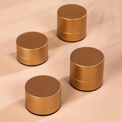 China 5g~10g Round Aluminum Jar Metal Small Tea Jar Food Grade PS Base (MC-802） for sale