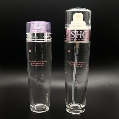 China 120ml Glass Cosmetic Spray Bottle Skin Care Makeup Bottles Custom Brand (MC-1301) for sale