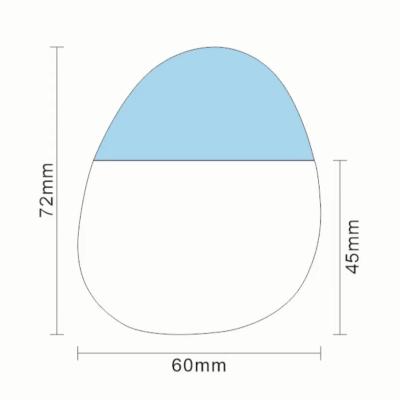 Cina Flacone per protezione solare isolante personalizzato da 30 ml a forma di ciottolo in PE (MC-1405) in vendita