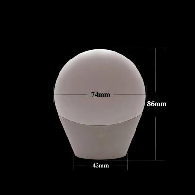 China 30g 50g Sunscreen Isolation CC Cream Bottle Small Light Bulb Skin Care Product Packaging (MC-1409) for sale