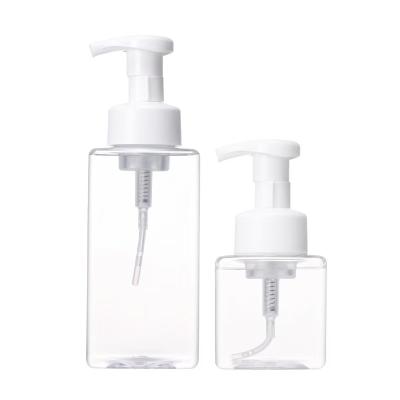 China PET Foam Soap Pump Bottle 250ml 450ml with 24/410 Neck Finish - Food-Grade Plastic Packaging for sale