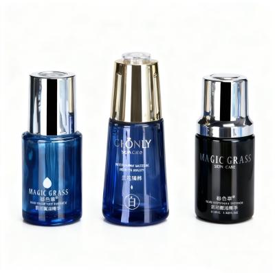 China 15ml 20ml 30ml Glass Dropper Bottle Luxurious Cosmetics Packaging (MC-602) for sale