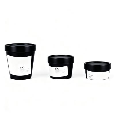 China PP Material Ice Cream Shaped Plastic Cosmetic Jars 50g 100g 200g OEM Logo (MC-P-526) for sale