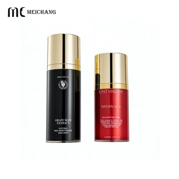 Quality 50ML & 80ML Double-Layer Acrylic Airless Pump Bottle with Customizable Packaging for Premium Skincare for sale