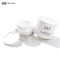 Crystal-Clear Shatter-Resistant Customizable Acrylic Cream Jar for Cosmetic Packaging in 15g 30g 50g Sizes