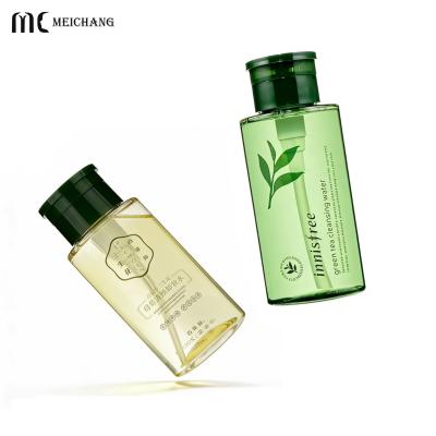 China Built-in Pump Makeup Remover Bottle - Leak-Proof and Customizable Plastic Pump Bottle for Cosmetics for sale