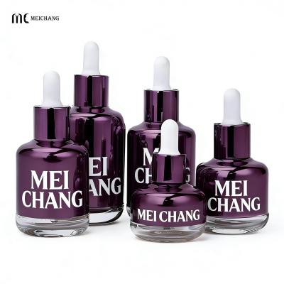 China FDA-Certified Aluminum-Sleeve Glass Dropper Bottle Customizable for Skincare Serums & Oils in 10ml to 60ml Sizes for sale