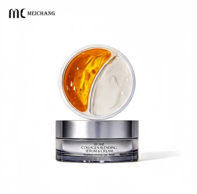 China 40ml+60ml / 50ml+50ml Customizable Dual Compartment Acrylic Cream Jar for Cosmetic Packaging for sale