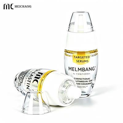China 30ml+3ml Airless 2-in-1 Dual Chamber Bottle for High-Potency Anti-Aging Vitamin C Serum Fresh-On-Demand Powder-Liquid Separation（MC-901-1） for sale