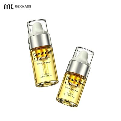 China 30ML+3ML 20ML+3ML Dual-Chamber Airless Bottle for Fragrance Body Oil, Oil & Hydration Essence Separation(MC-903-1) for sale