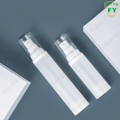 Cina Mini vuoto di viaggio vuoto all'ingrosso 50ml chiaro intorno alla bottiglia di plastica crema della lozione senz'aria per cura di pelle in vendita