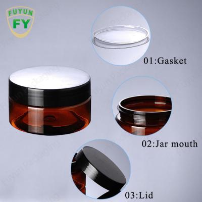 China tarro poner crema plástico de la crema de cara del envase 100ml para el tarro poner crema vacío de empaquetado cosmético en venta