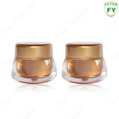 Cina Barattolo cosmetico acrilico doppio 7g per l'imballaggio crema facciale in vendita