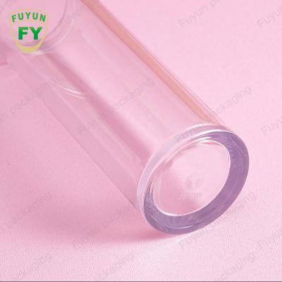 Cina Imballaggio cosmetico cilindrico vuoto della bottiglia 50ml dello spruzzo dell'ANIMALE DOMESTICO del cappuccio dell'oro in vendita