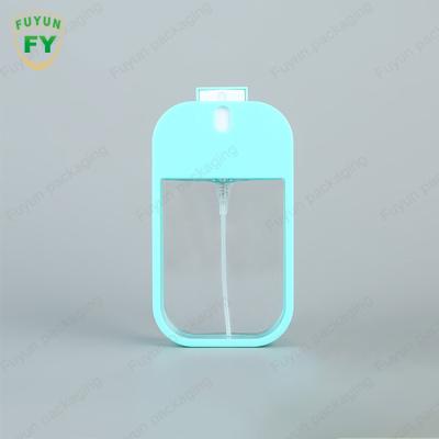 China bottiglia di plastica dello spruzzo di profumo 30ml da tasca per colore blu dello spruzzatore del prodotto disinfettante della mano for sale