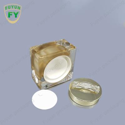 China Fuyun diamond shiny gold color 50g 50ml 100ml cream jar/ sprayer/lotion pump bottle à venda