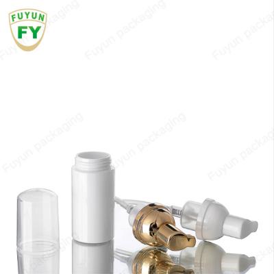 中国 30ml 50ml 80ml Gold Foam Pump Bottle With Clear Cap 販売のため