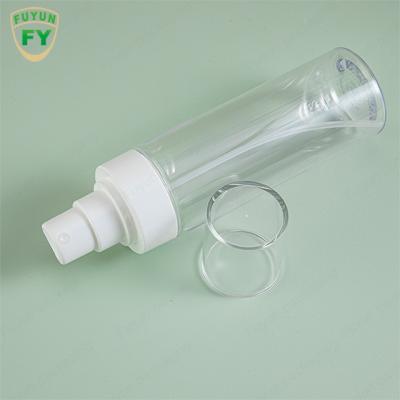 China botella plástica del espray cosmético vacío de 120ml 150ml con la bomba blanca en venta