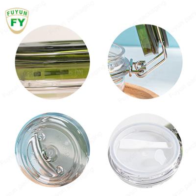 Cina Ampi barattoli di imballaggio di plastica della bocca 50ml 100ml per la crema facciale dell'occhio in vendita